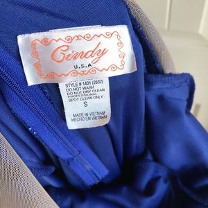 Cindy | Dresses | Cindy Usa Prom Dress Gown Sequin Royal Blue 41 | Poshmark